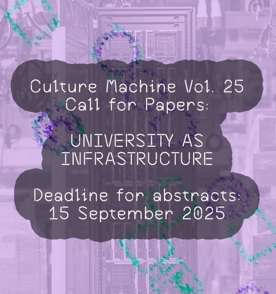 Culture Machine Vol. 25: University as Infrastructure – Critical Media Lab